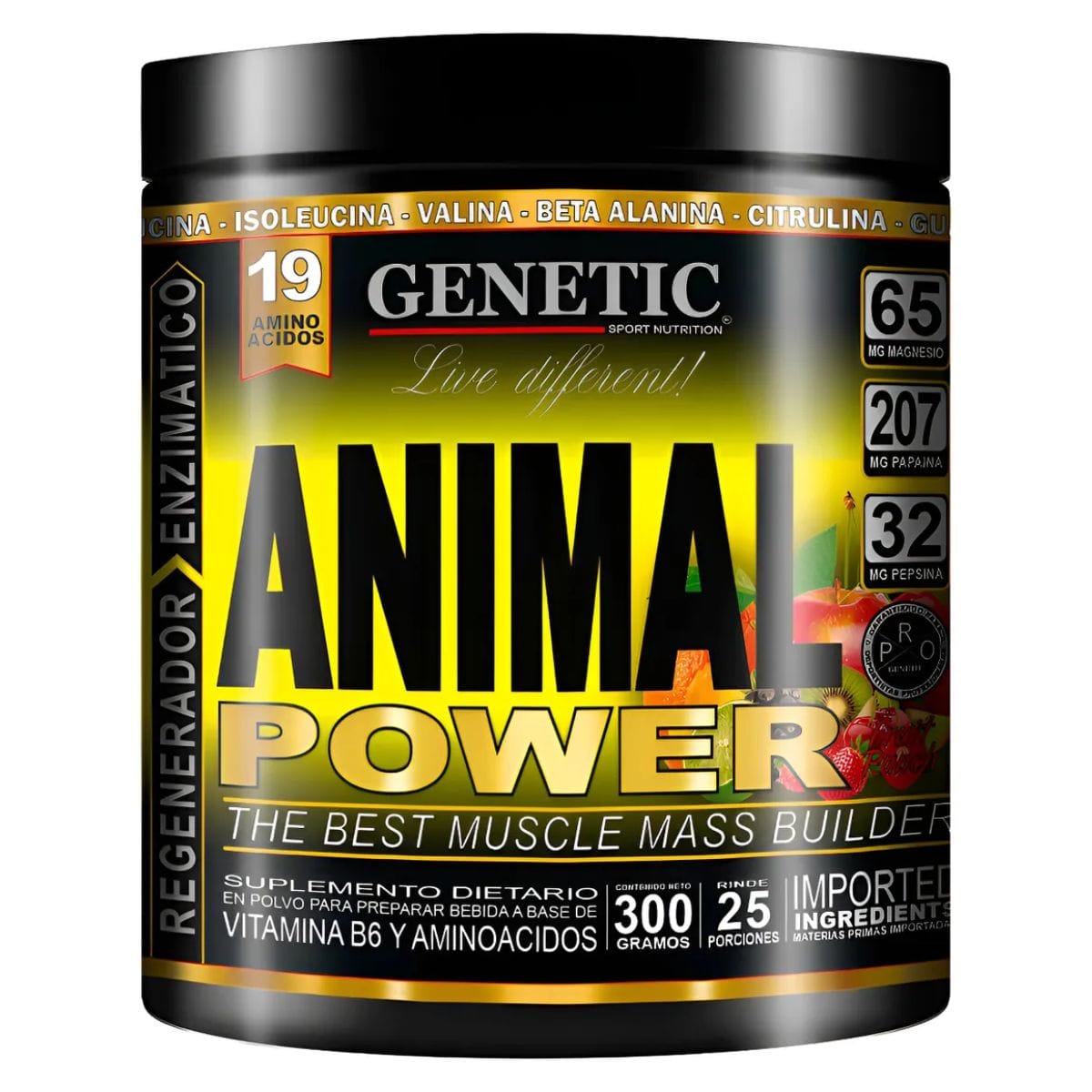 Animal Power x 300g – 25 porciones – Genetic.com.ar